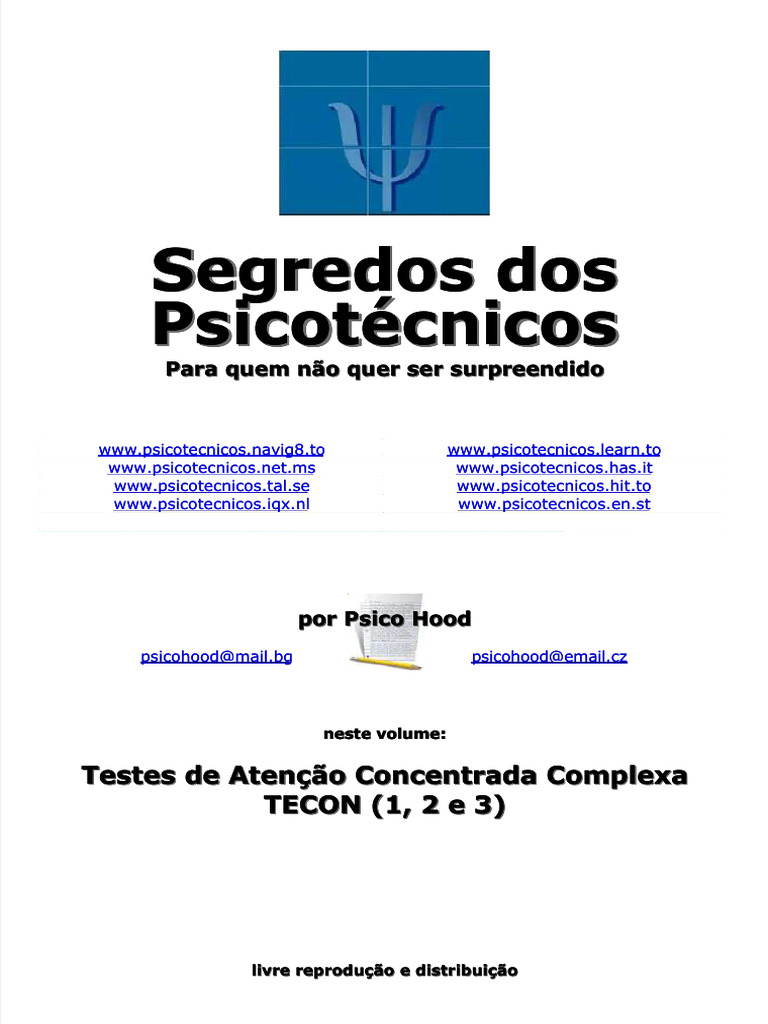 Teste Atencao Concentrada PDF | Download grátis PDF | Psicologia | Atenção Teste Atencao Concentrada PDF | Download grátis PDF | Psicologia | Atenção