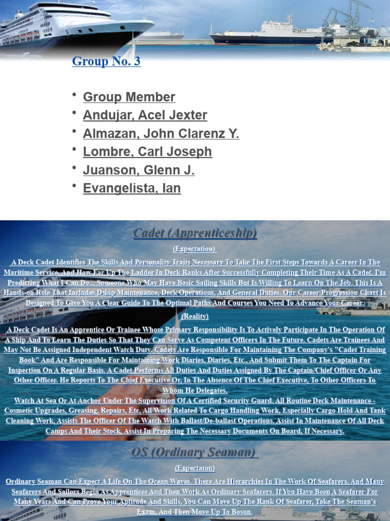 NSPT Group 3 Final | Download Free PDF | Sailor | Navigation