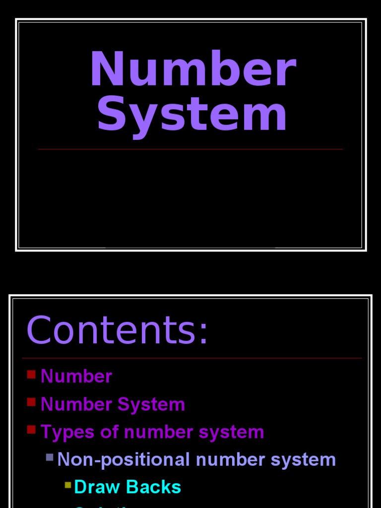 Number System | PDF | Naming Conventions | Elementary Mathematics