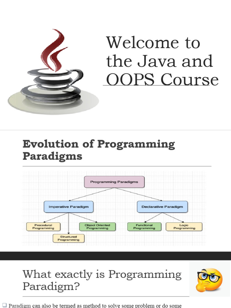 Java OOPS Course Overview | PDF | Java Virtual Machine | Java (Programming Language)