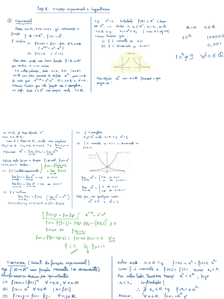 MA11 - Exp e Log | PDF