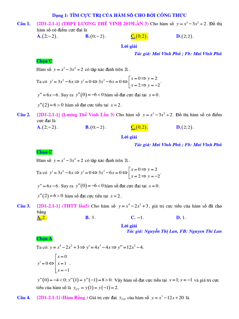 ĐAP AN DANG 1 CỰC TRỊ | PDF