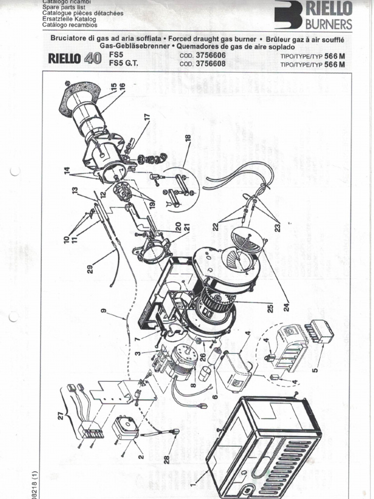 Despiece Quemador Fs-5 | PDF