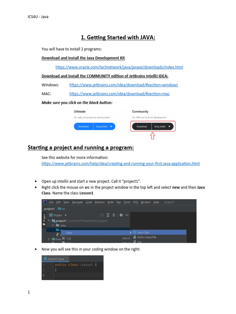ICS4U Java BOOKLET 1 - Data Structures | PDF | Data Type | Integer (Computer Science)