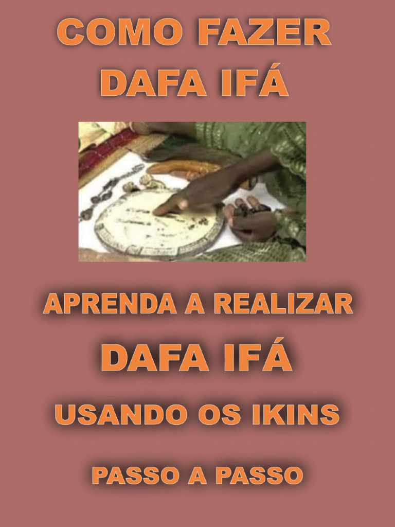 Como Fazer Dafa Ifa - PDF Pronto | PDF | Artes Linguísticas e Disciplina