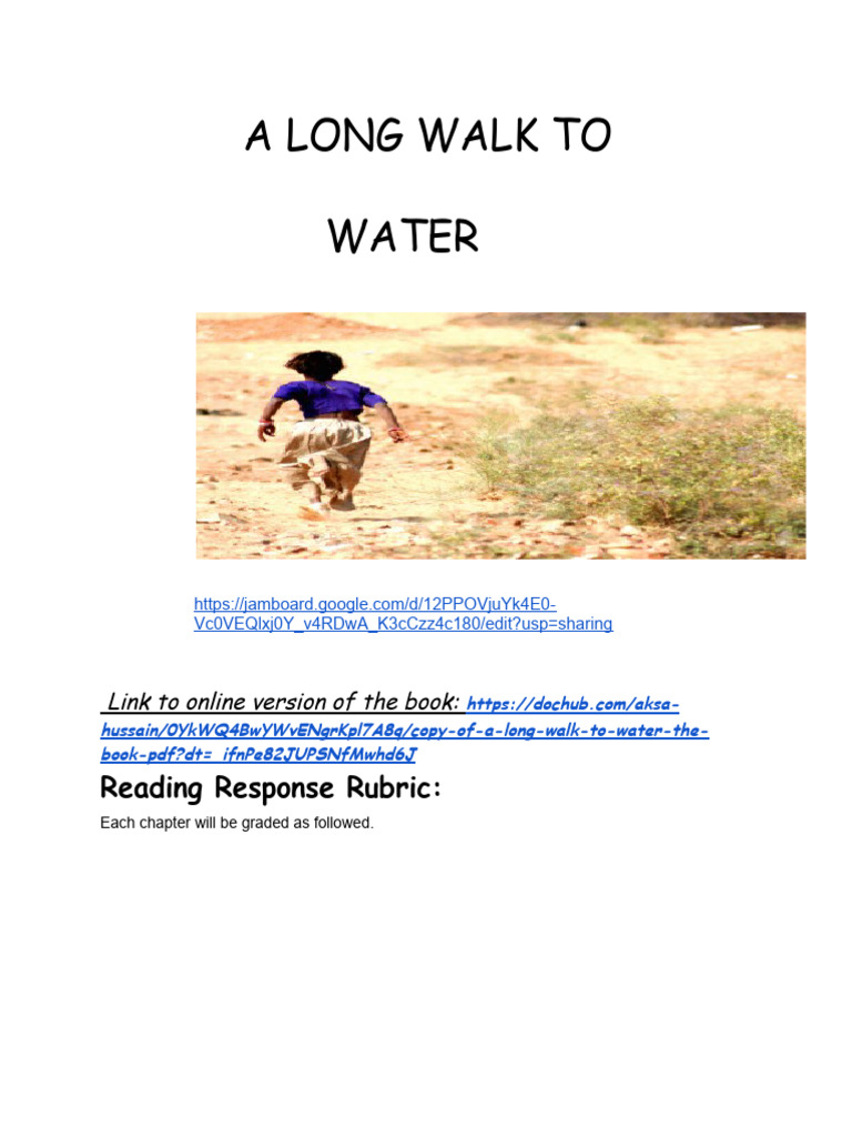 A Long Walk To Water | PDF | Vocabulary