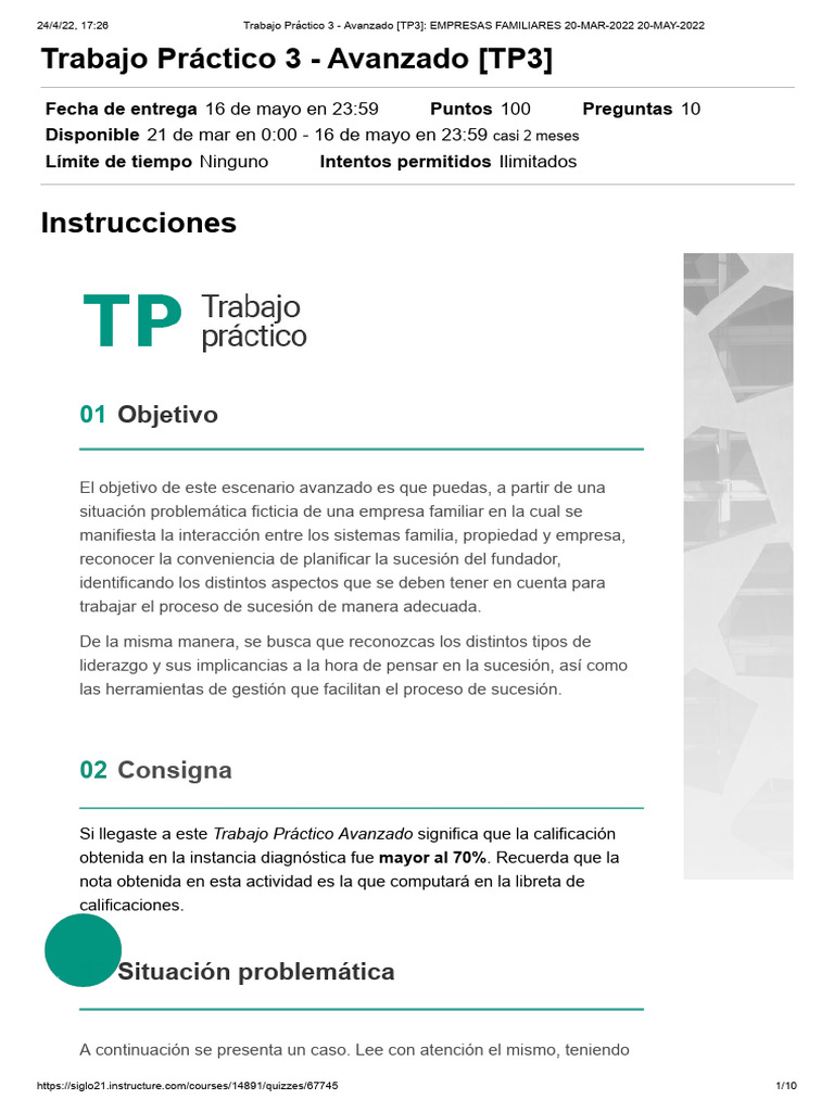 Trabajo Práctico 3 - Avanzado (TP3) - EMPRESAS FAMILIARES 20-MAR-2022 ...