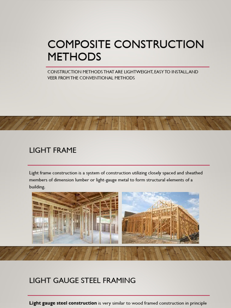 Composite Construction Methods | PDF | Beam (Structure) | Sheet Metal