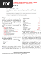 ASTM C140 C140M 23a | PDF | Concrete | Area