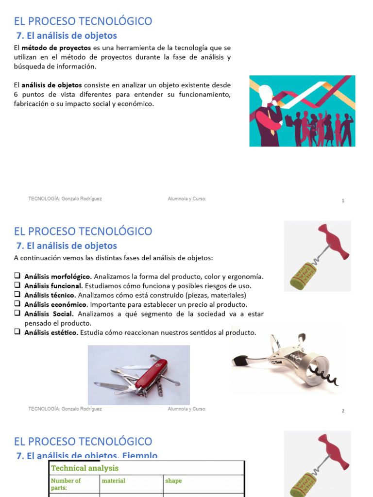 7 Análisis de Objetos | PDF