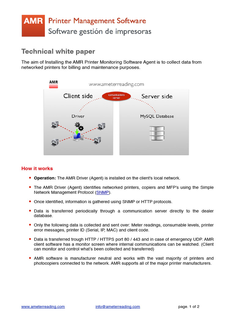 AMR White Paper v5 EN | PDF | Computer Network | Device Driver