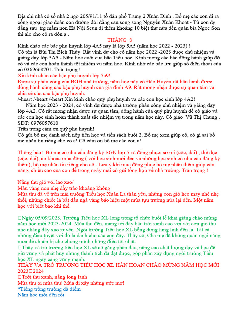 TIN NHẮN GỬI PH | PDF