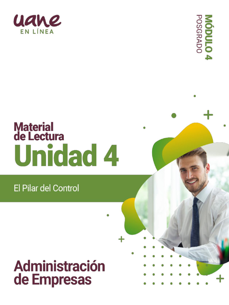 LECTURA Unidad 4 El Pilar Del Control. Administración de Empresas | PDF ...