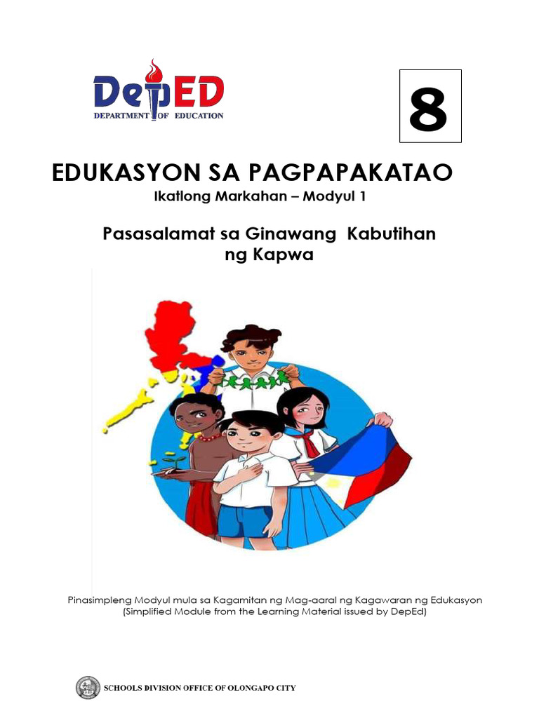 EsP 8 Quarter 3 Module 1 | PDF