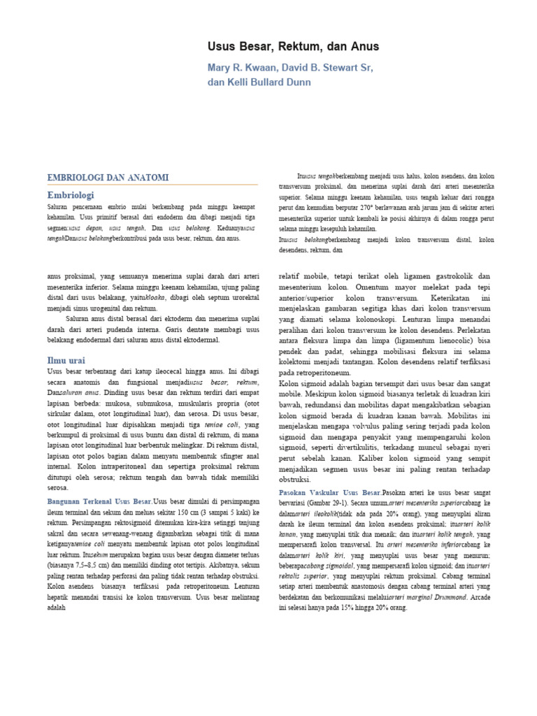 Anatomy Colon-Rectum-Anus-Normal Physiology, Imaging | PDF