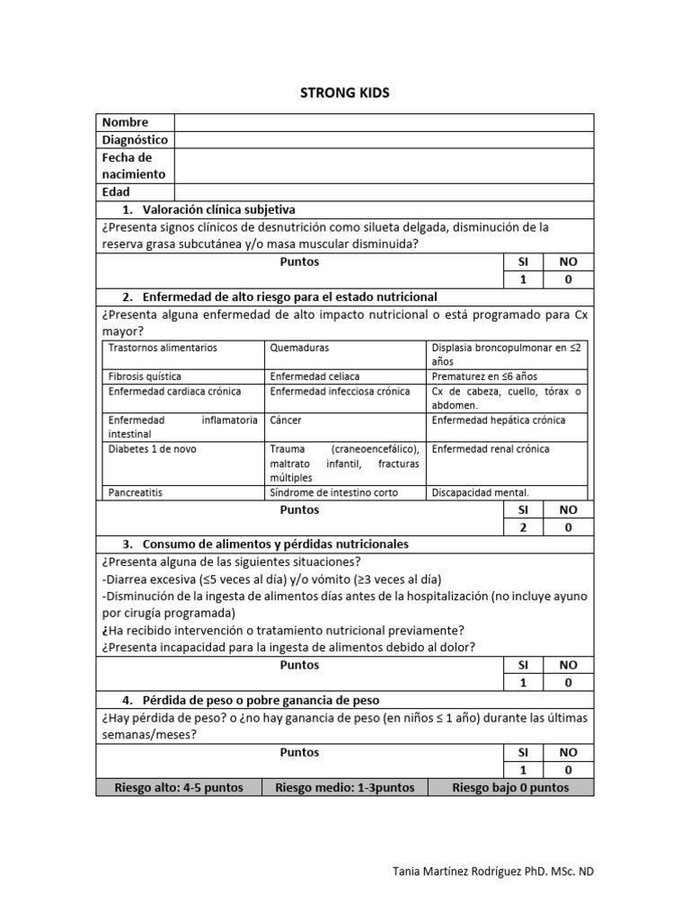 Strong Kids | PDF | Pérdida de peso | Nutrición