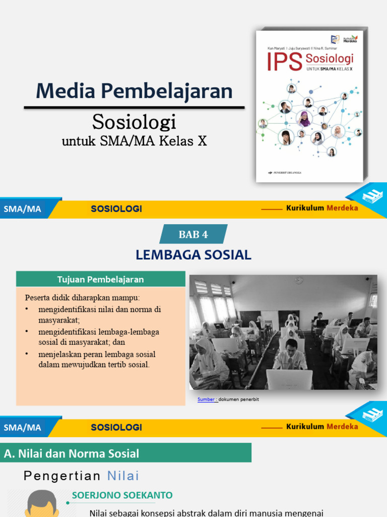 Sma Sosiologi Kelas 10 Bab 4 | PDF | Ilmu Sosial | Pengembangan Diri