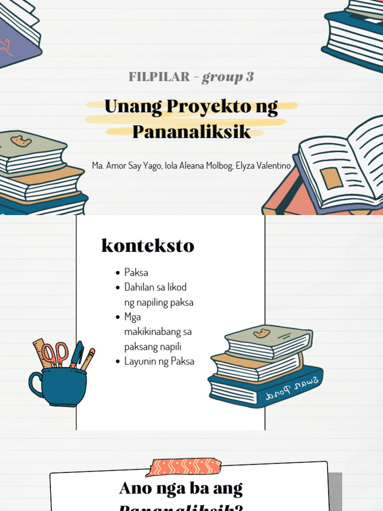 Filpilar Group 3 Paksa NG Pananaliksik | PDF