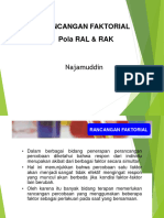 RAK dan RAL Faktorial 2 Faktor | PDF