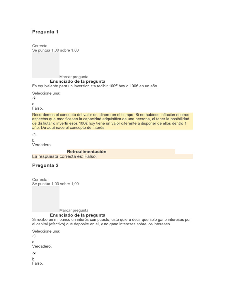 Evaluacion C2 - Valoroación de Proyectos | PDF | Valor presente neto ...