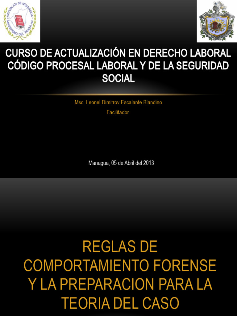 4 Reglas de Comportamiento Forense | PDF | Teoría | Justicia