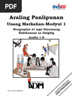 AP 8 - Q1 - Module 1 - Heograpiya NG Daigdig Reformatted | PDF