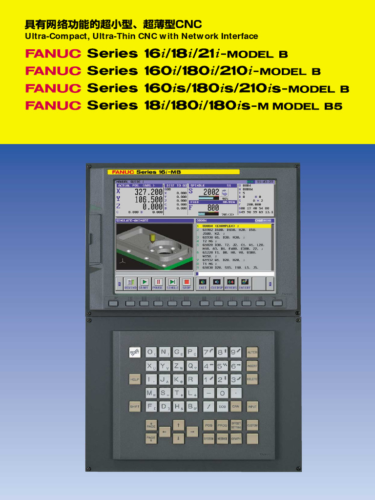 FANUC 16i-18i-21i-MODEL B | PDF | Numerical Control | Servomechanism