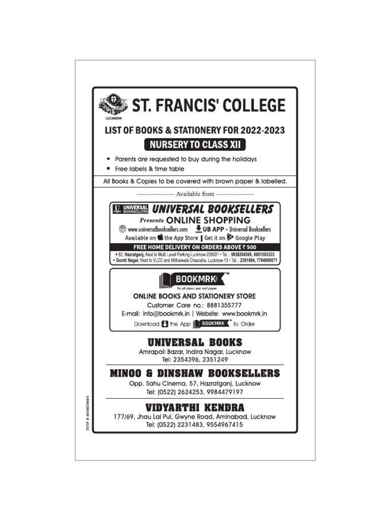 SFC Book List2022 | PDF