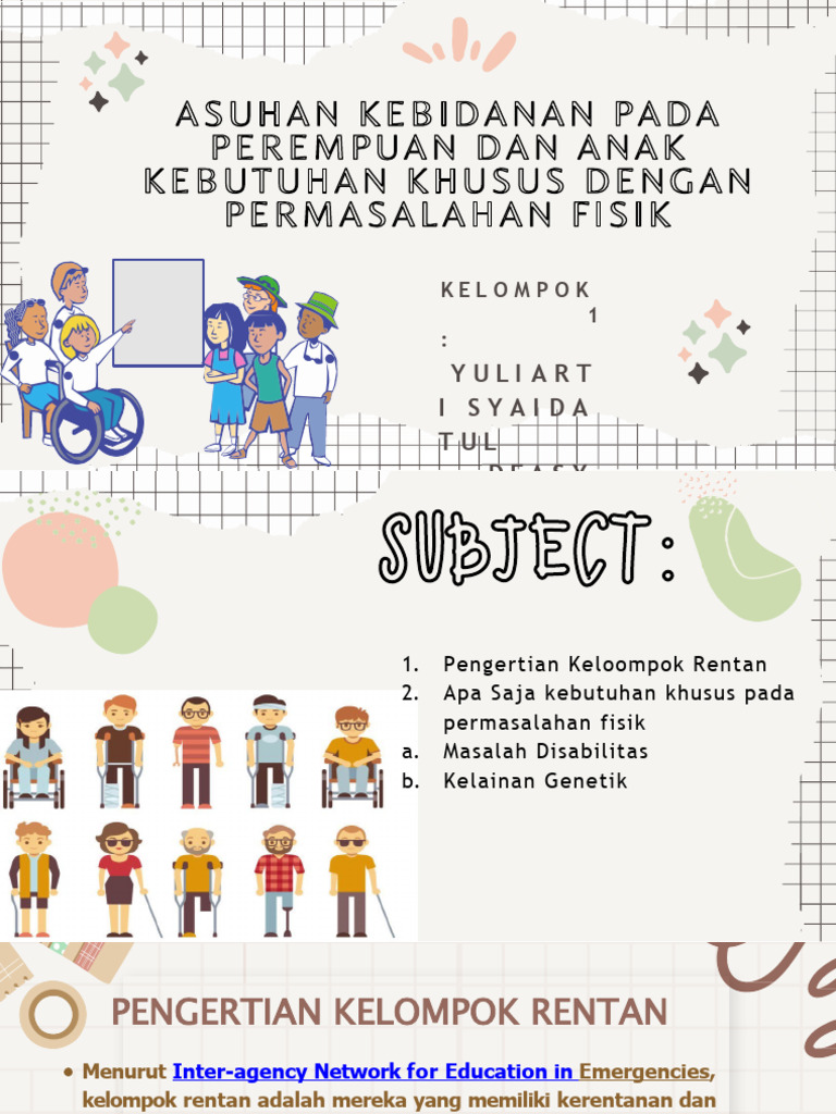 Asuhan Kebidanan Pada Perempuan Dan Anak Kebutuhan Khusus Dengan Permasalahan Fisik | PDF