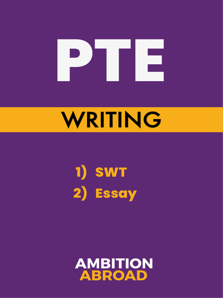 PTE Writing | PDF | Human Communication | Cognitive Science