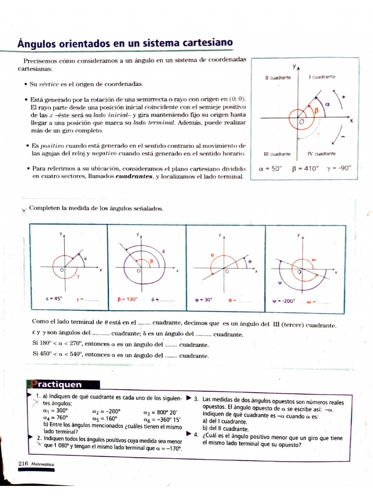 Ángulos Orientados | PDF