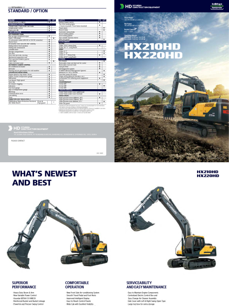 Hce - hx210hd & Hx220hd | PDF | Horsepower | Engines
