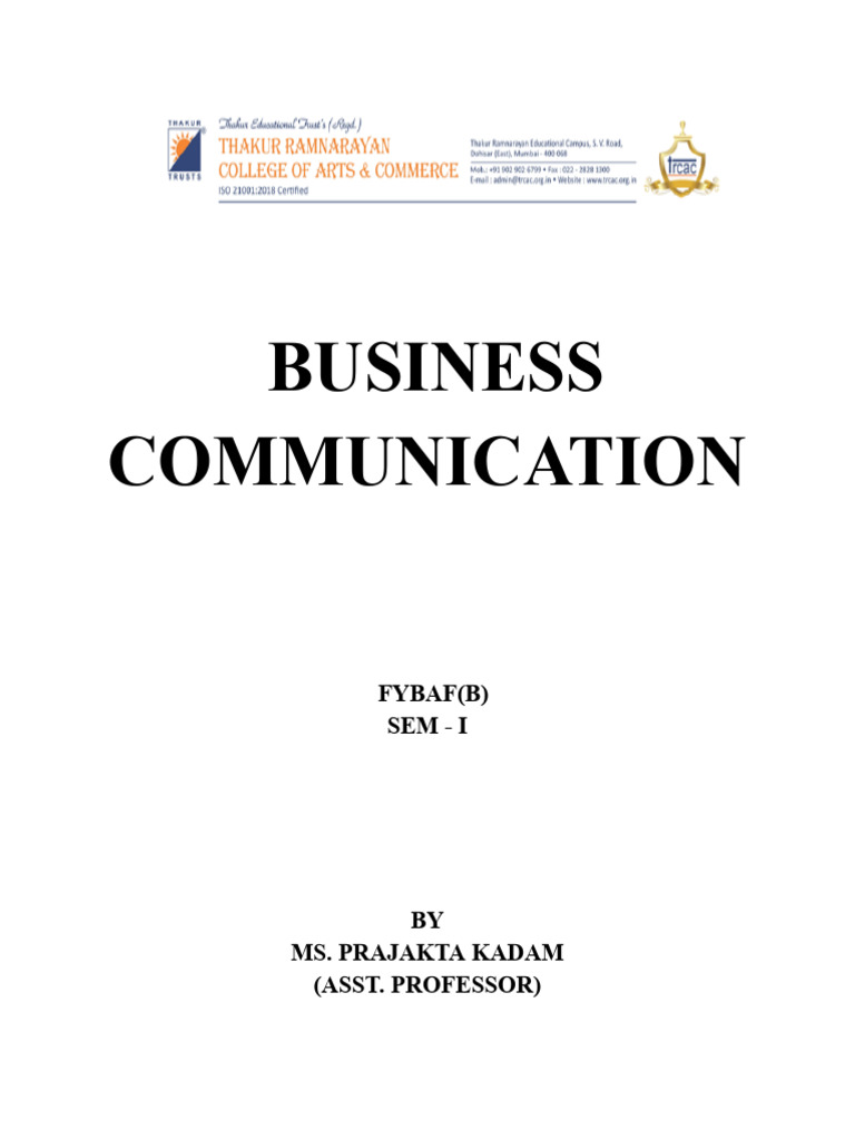 Business Communication | PDF | Communication | Code
