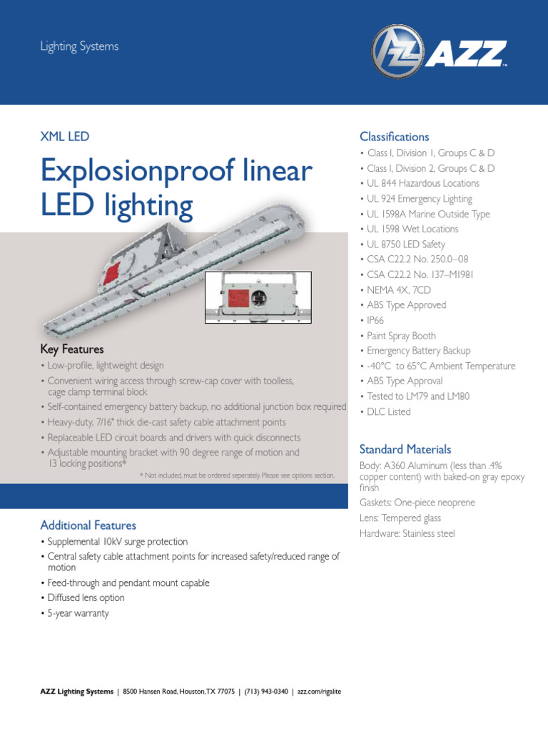 Lampara LED - XML LED - RIG A LITE | PDF | Lighting | Electrical Components