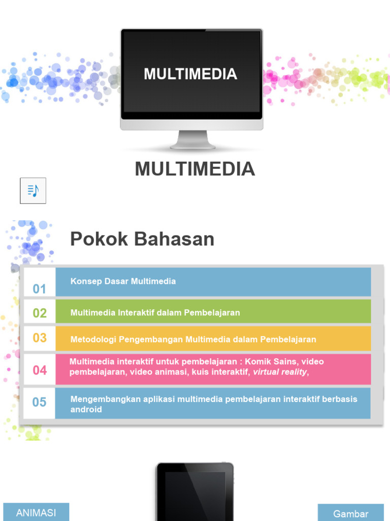 Konsep Dasar Multimedia | PDF