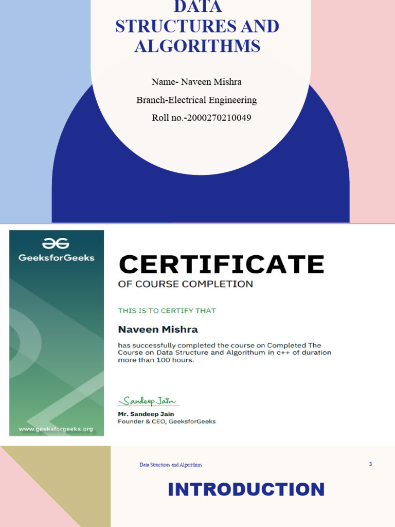 Naveen Dsa PPT | PDF | Algorithms | Theoretical Computer Science