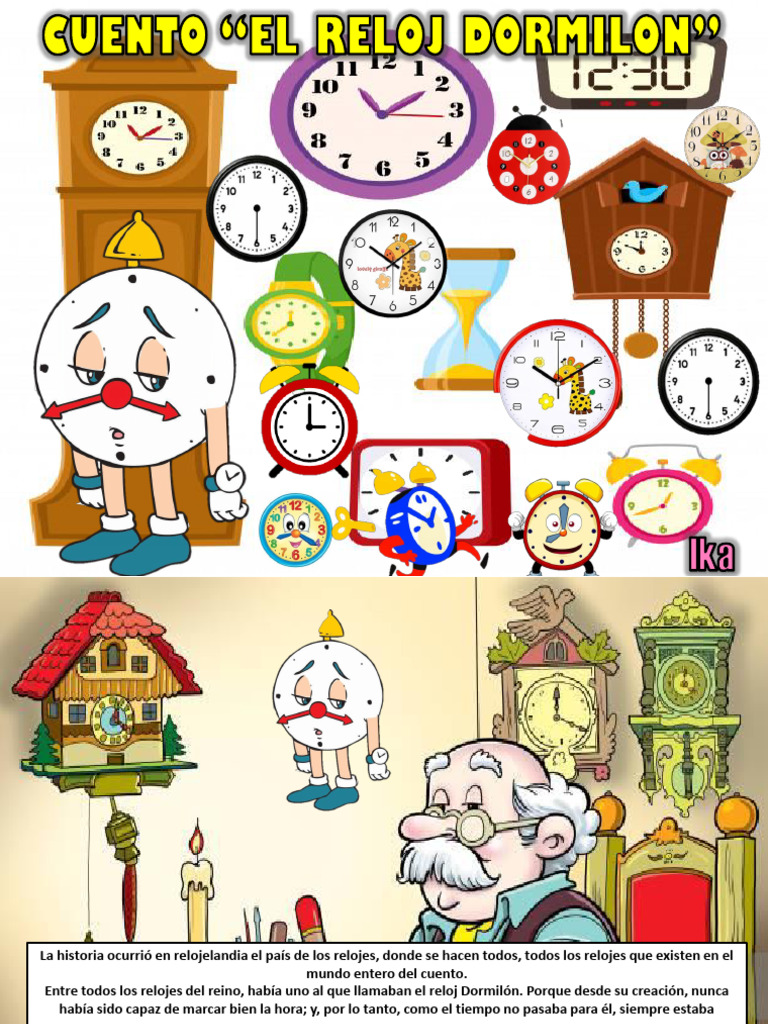 Cuento El Reloj Dormilon | PDF