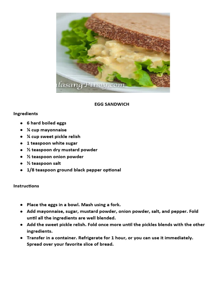 SANDWICHES | PDF | Breads | Grilling