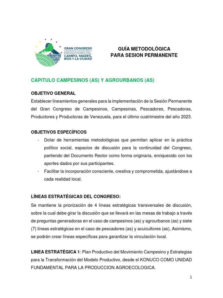 Guía Metodologica y Documento Base Regional | PDF | Acuicultura | Venezuela