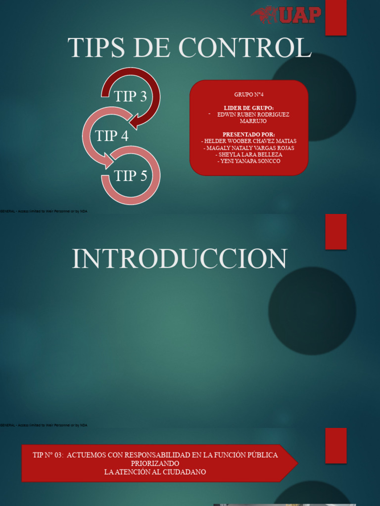 Tips de Control | Descargar gratis PDF | Gobierno | Crímenes Tips de Control | Descargar gratis PDF | Gobierno | Crímenes