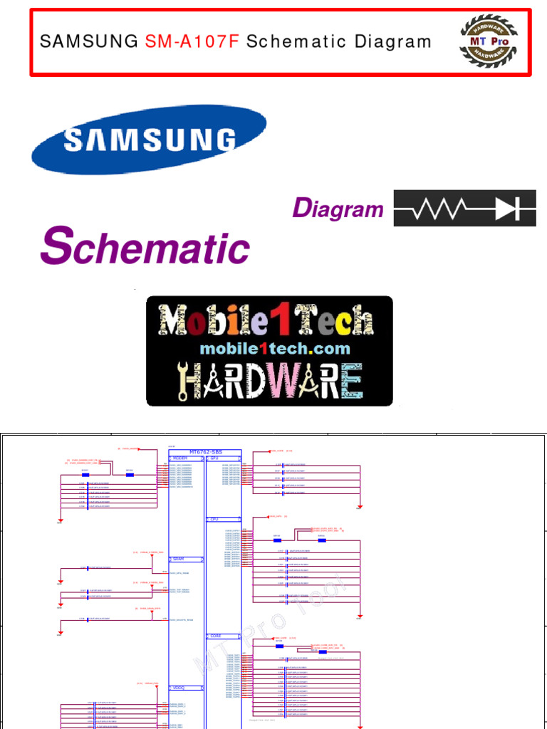 Galaxy A10s SM-A107F Schematic Diagram | PDF