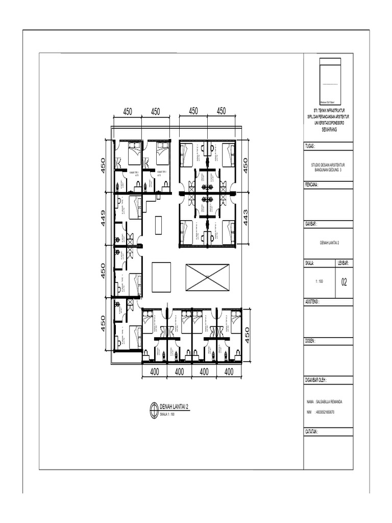 Denah Kos Caca-Model | PDF