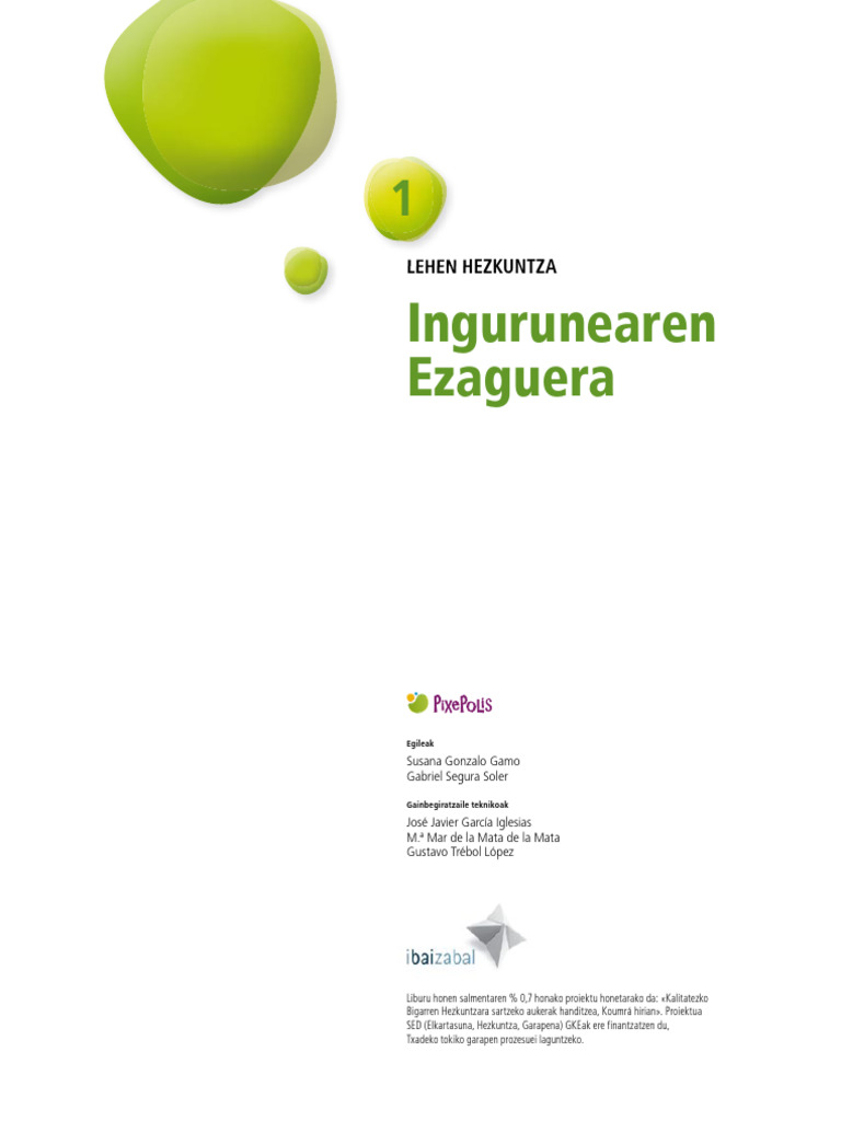 LH1 INGURU Liburua | PDF
