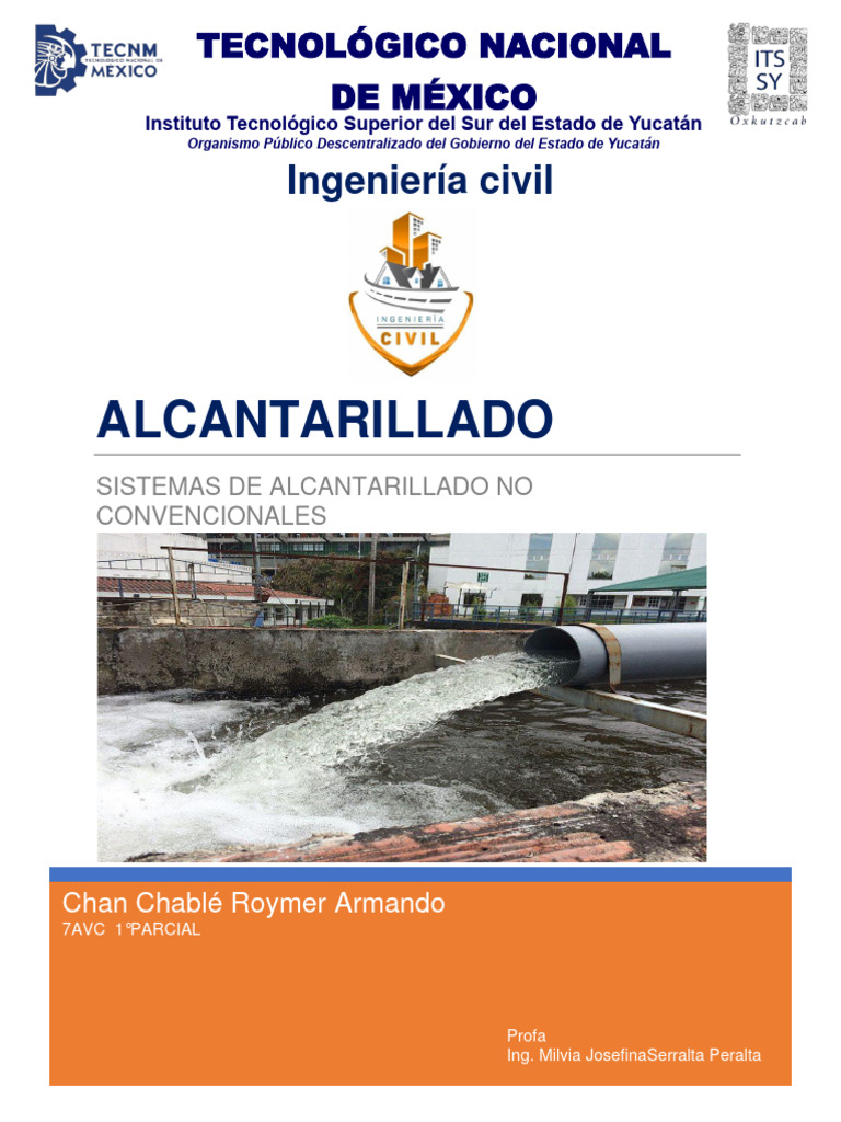 Alcantarillado: Ingeniería Civil | PDF