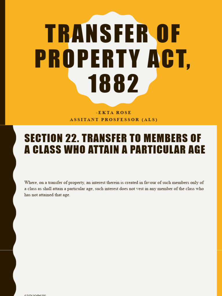 Section 22 To 53A | PDF