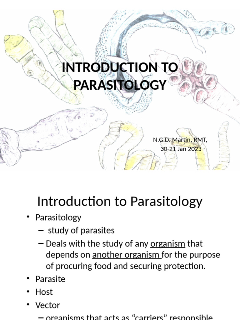 Intro To Parasitology | PDF