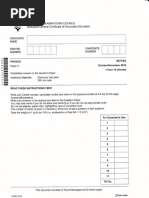 Mathematics Paper 2 2020 | PDF