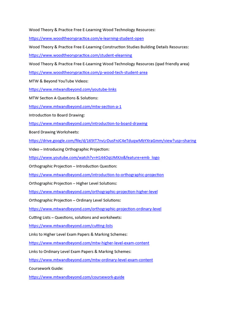 Resource Links | PDF