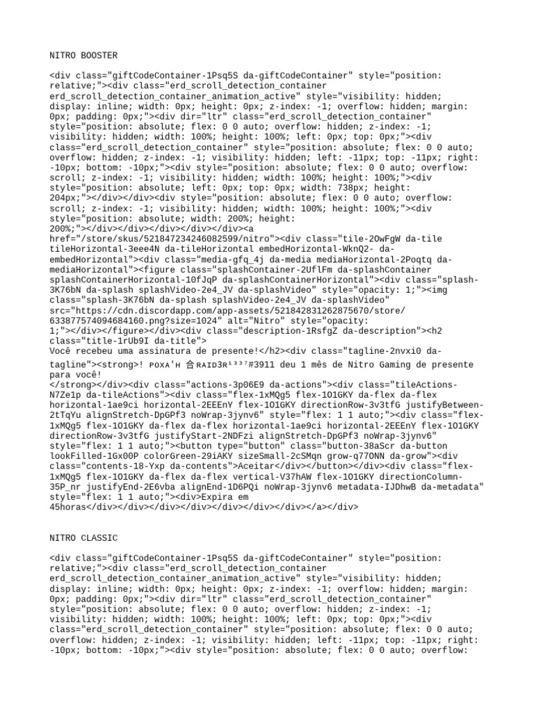 Fake Nitro | PDF
