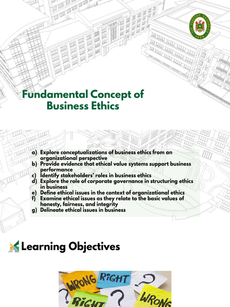Key Concepts in Business Ethics | PDF | Career & Growth